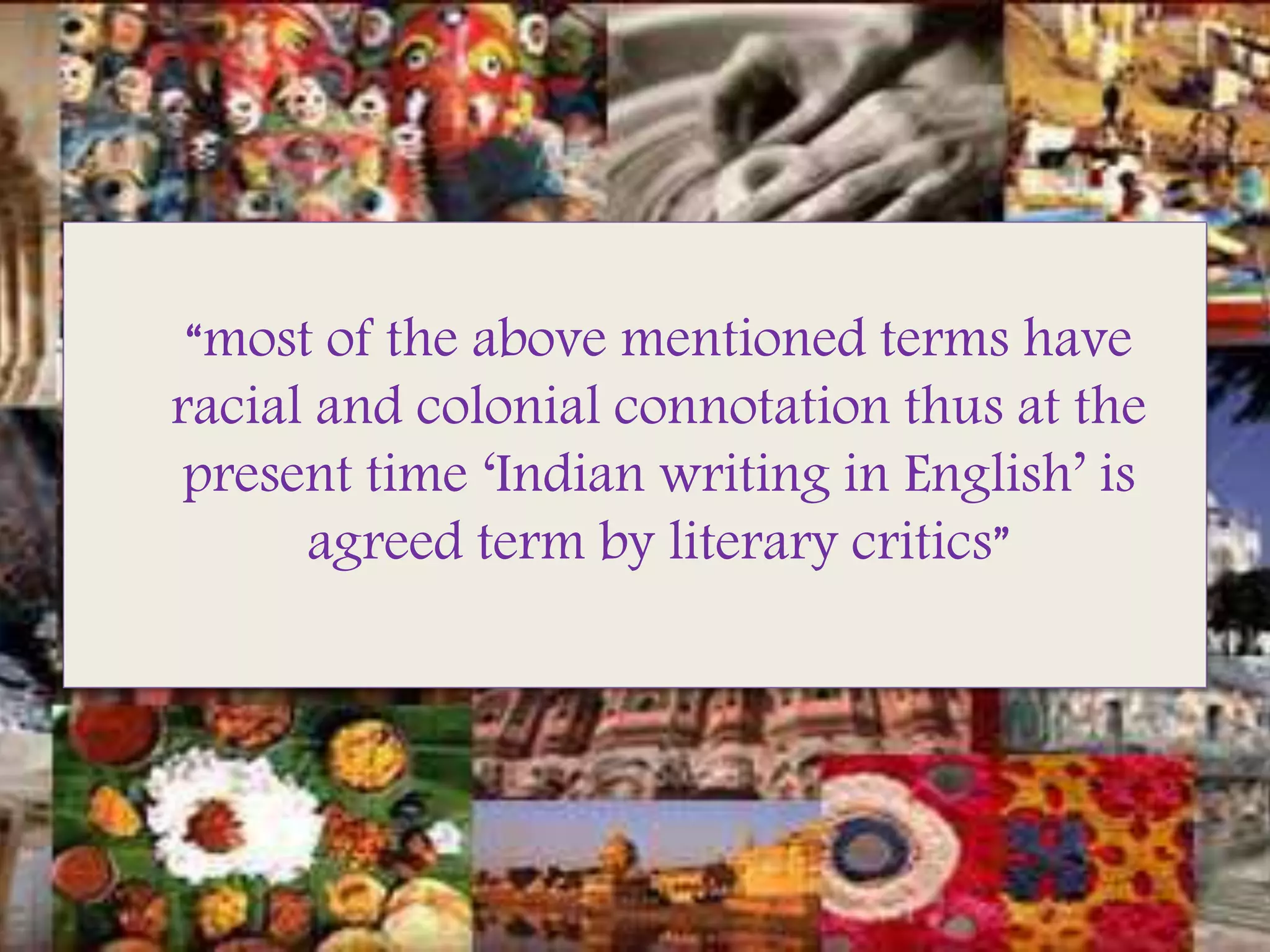 Introduction to indian writing in english pre-independence | PPTX