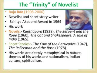 Introduction to indian writing in english pre-independence | PPTX