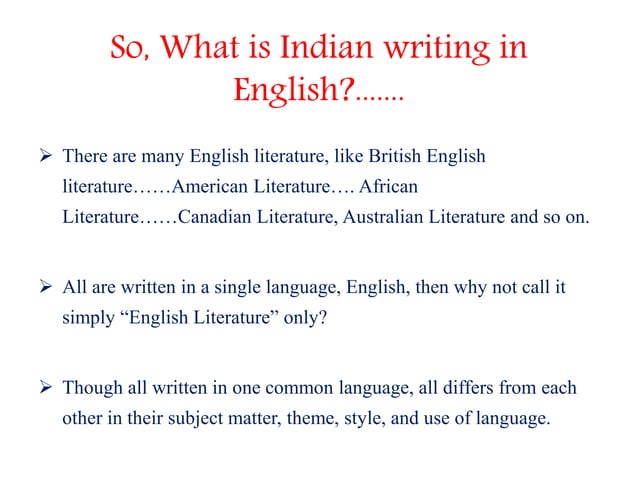 Introduction to indian writing in english pre-independence | PPTX