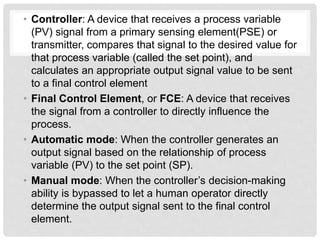Introduction to Industrial Instrumentation | PPTX