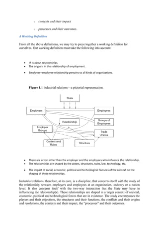 Introduction to industrial relations | DOC
