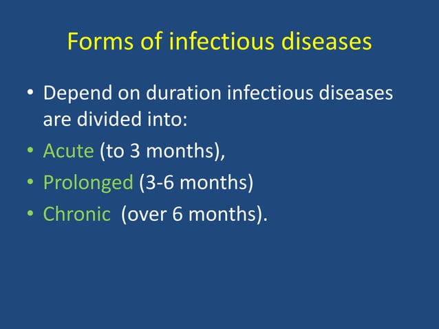 Introduction to infectious Diseases.ppt | Infectious Diseases | Diseases and Conditions