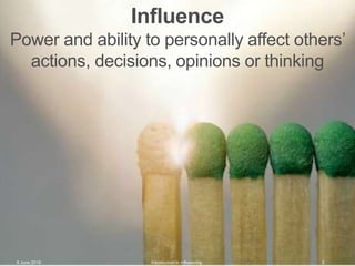 Introduction to influencing skills | PPTX