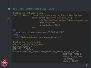 Introduction to influx db | PDF | Databases | Computer Software and Applications