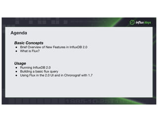 Introduction to InfluxDB 2.0 & Your First Flux Query by Sonia Gupta, Developer Advocate ...