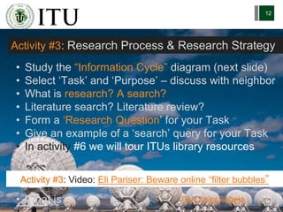 Introduction to information literacy part 1 | PPTX