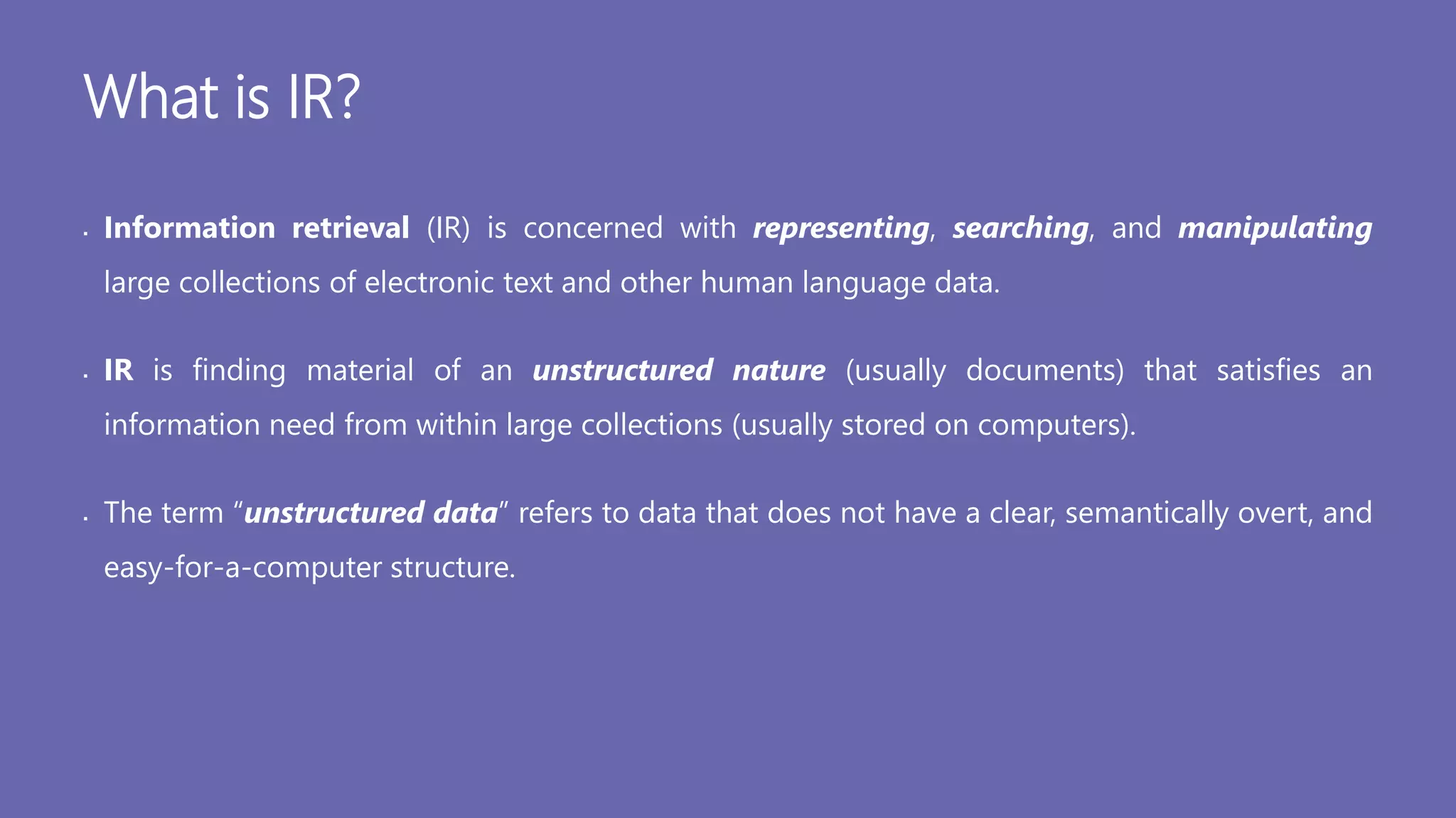 Introduction To Information Retrievalpptx