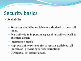 Introduction to information security | PPTX