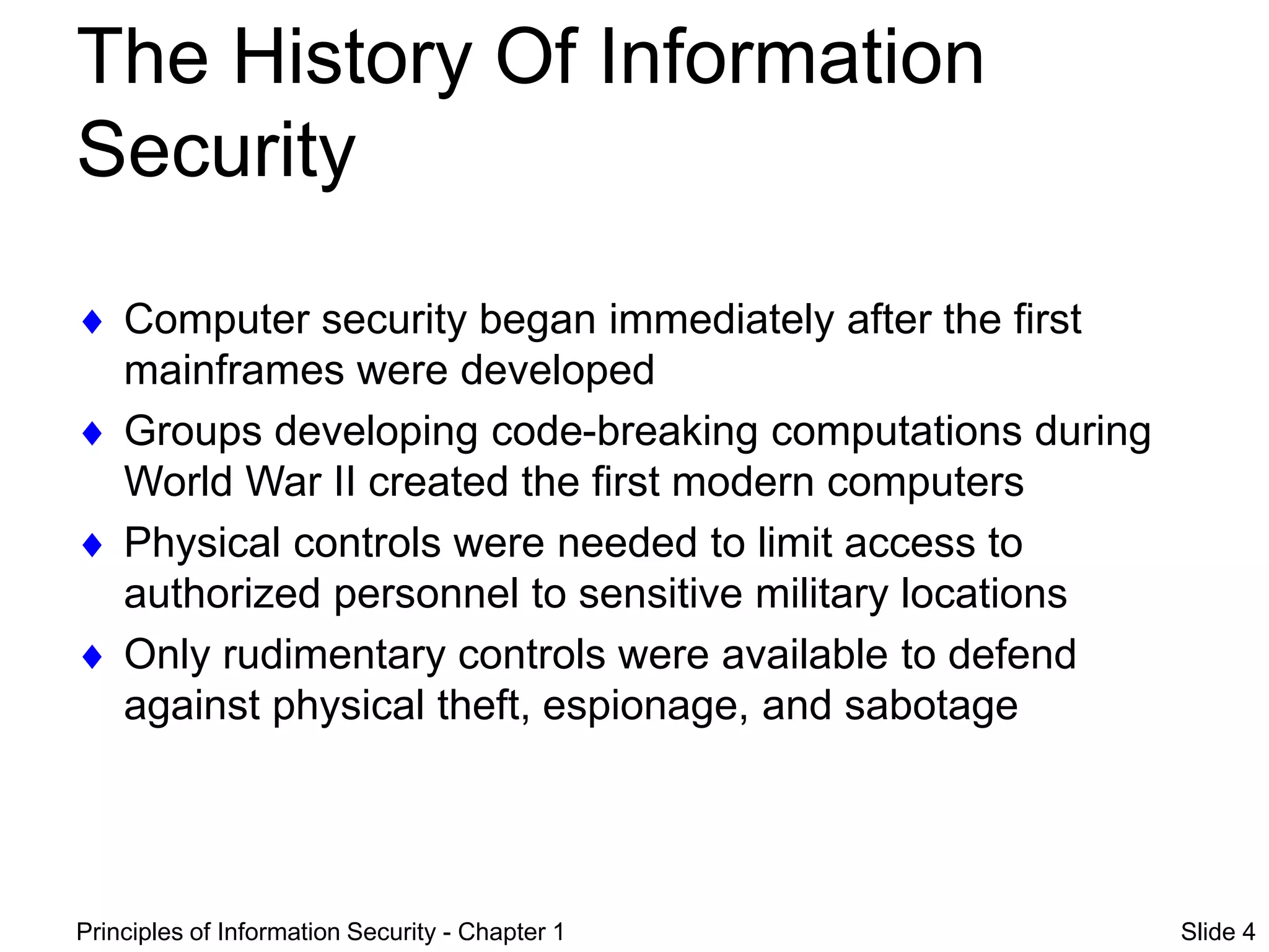 Introduction To Information Security Ppt