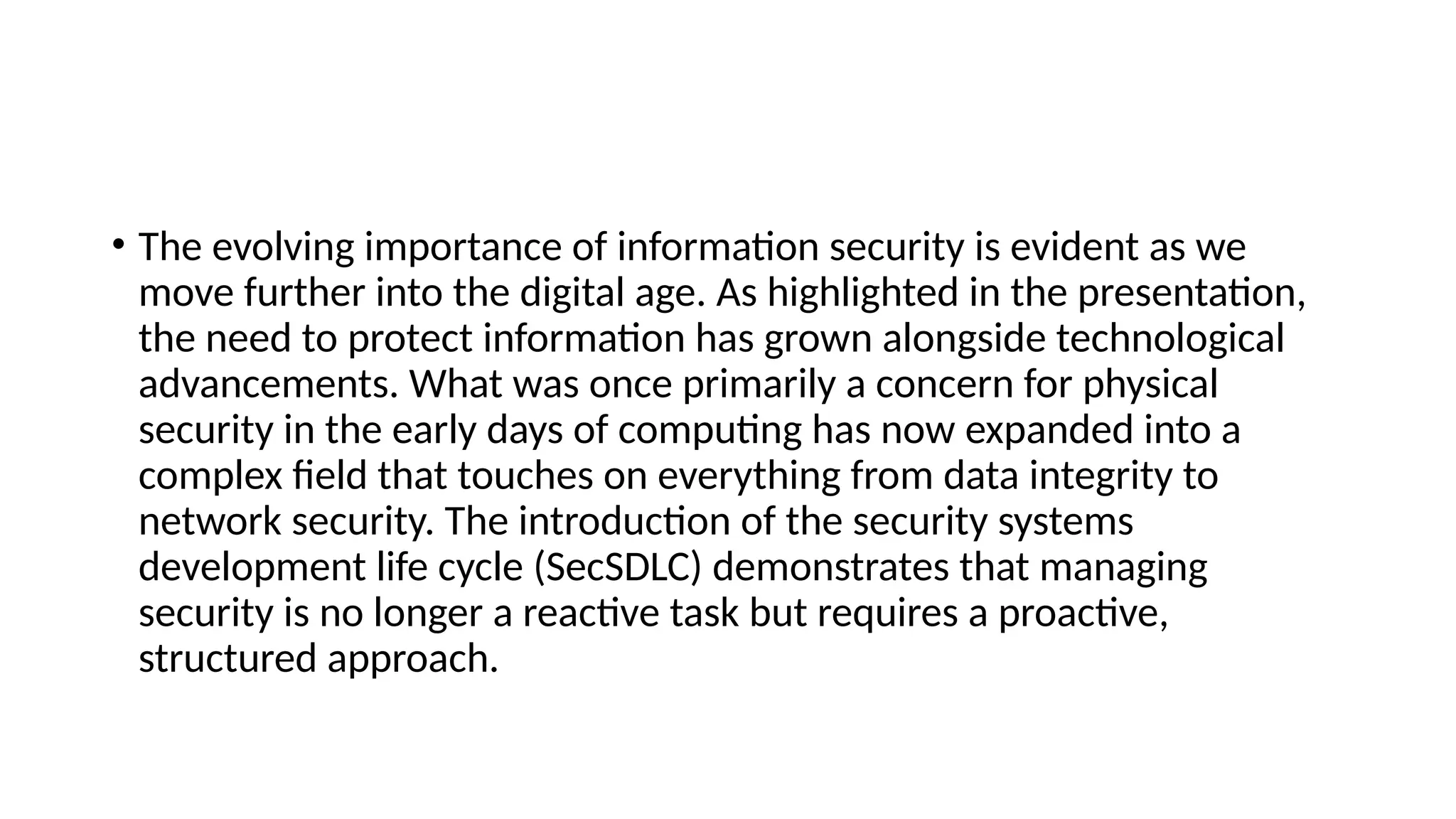 Introduction To Information Security In It Wold Pptx It And
