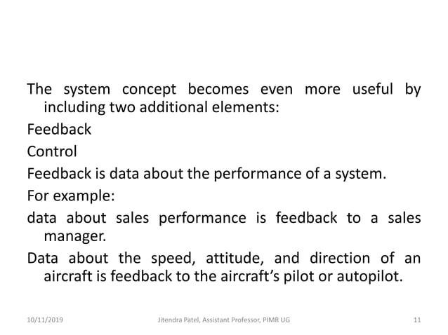 Introduction to information system | PPTX