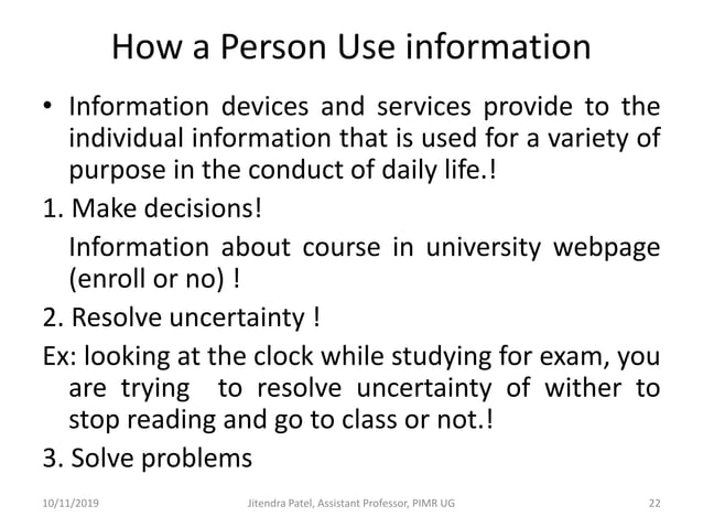Introduction to information system | PPTX