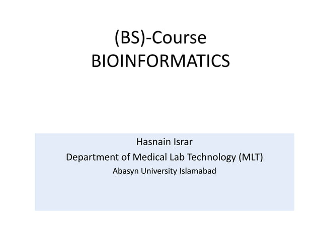 Introduction to Information Technology and Bioinformatics Basic Concepts.pptx