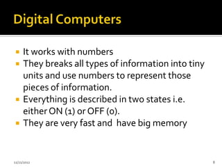 Introduction to information technology lecture 1 | PPTX