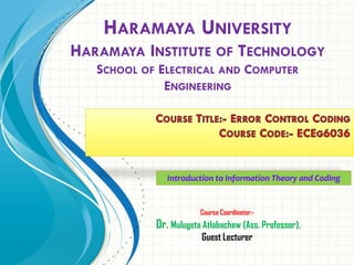 Introduction to Information Theory and Coding.pdf