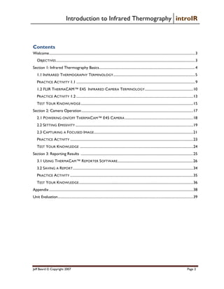 Introduction to infrared thermography | PDF