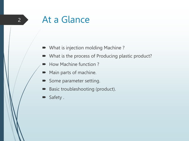 Introduction to Injection Molding Machine.pptx | Technology & Computing