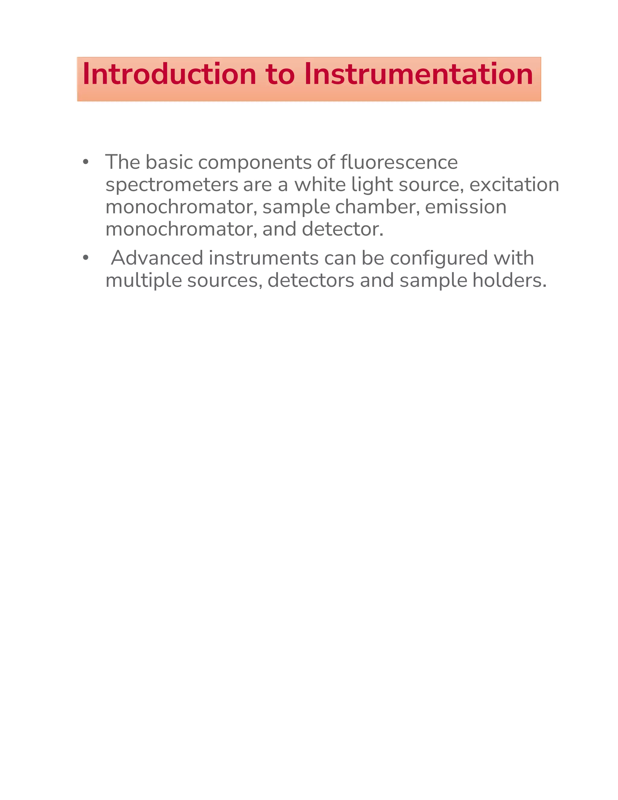 Introduction of instrumental analysis techniques | PDF
