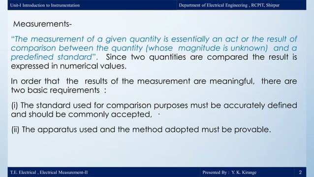 Introduction to instrumentation system | PDF
