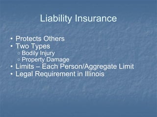 Introduction to insurance | PPT