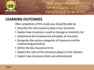 Introduction to insurance | PPTX