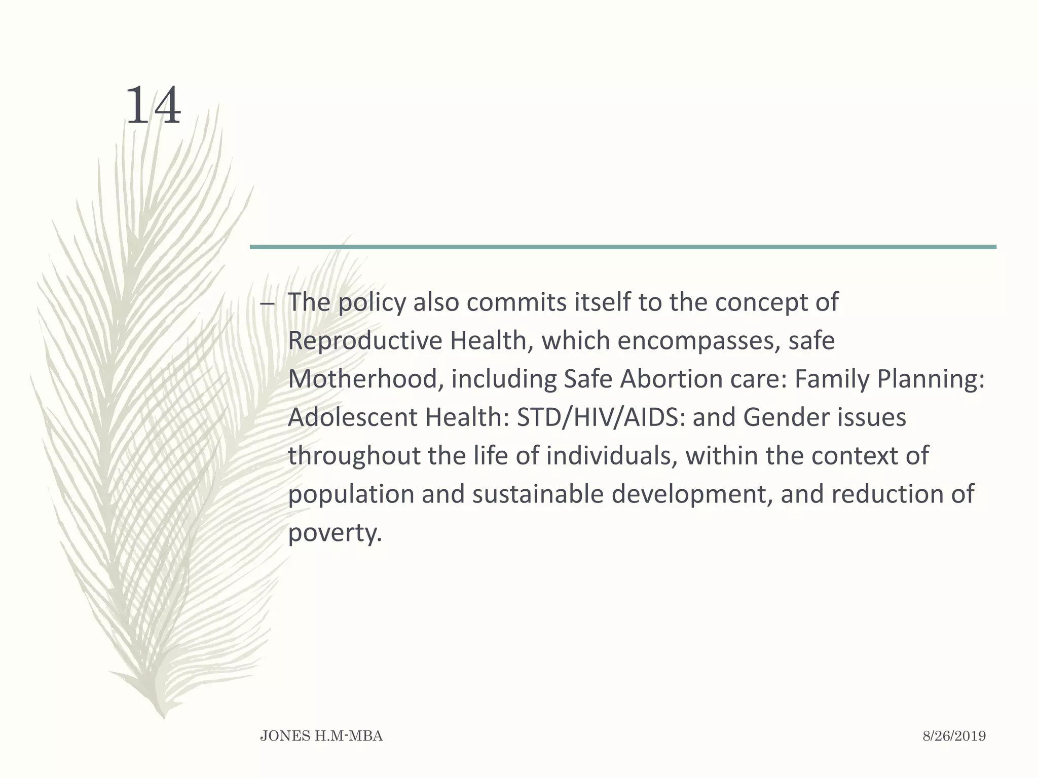 Introduction to integrated reproductive health | PPTX