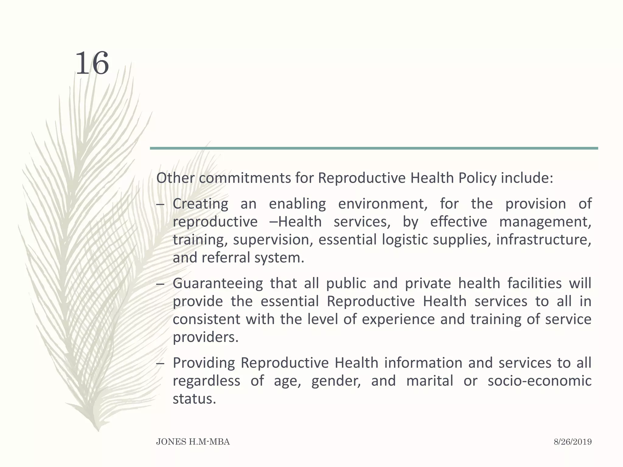 Introduction to integrated reproductive health | PPTX