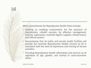 Introduction to integrated reproductive health | PPTX