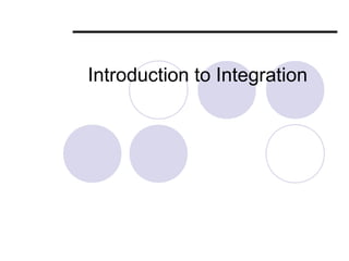 Introduction to integration | PPT