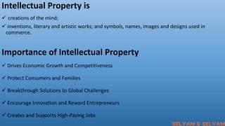 Introduction to intellectual property | PPTX