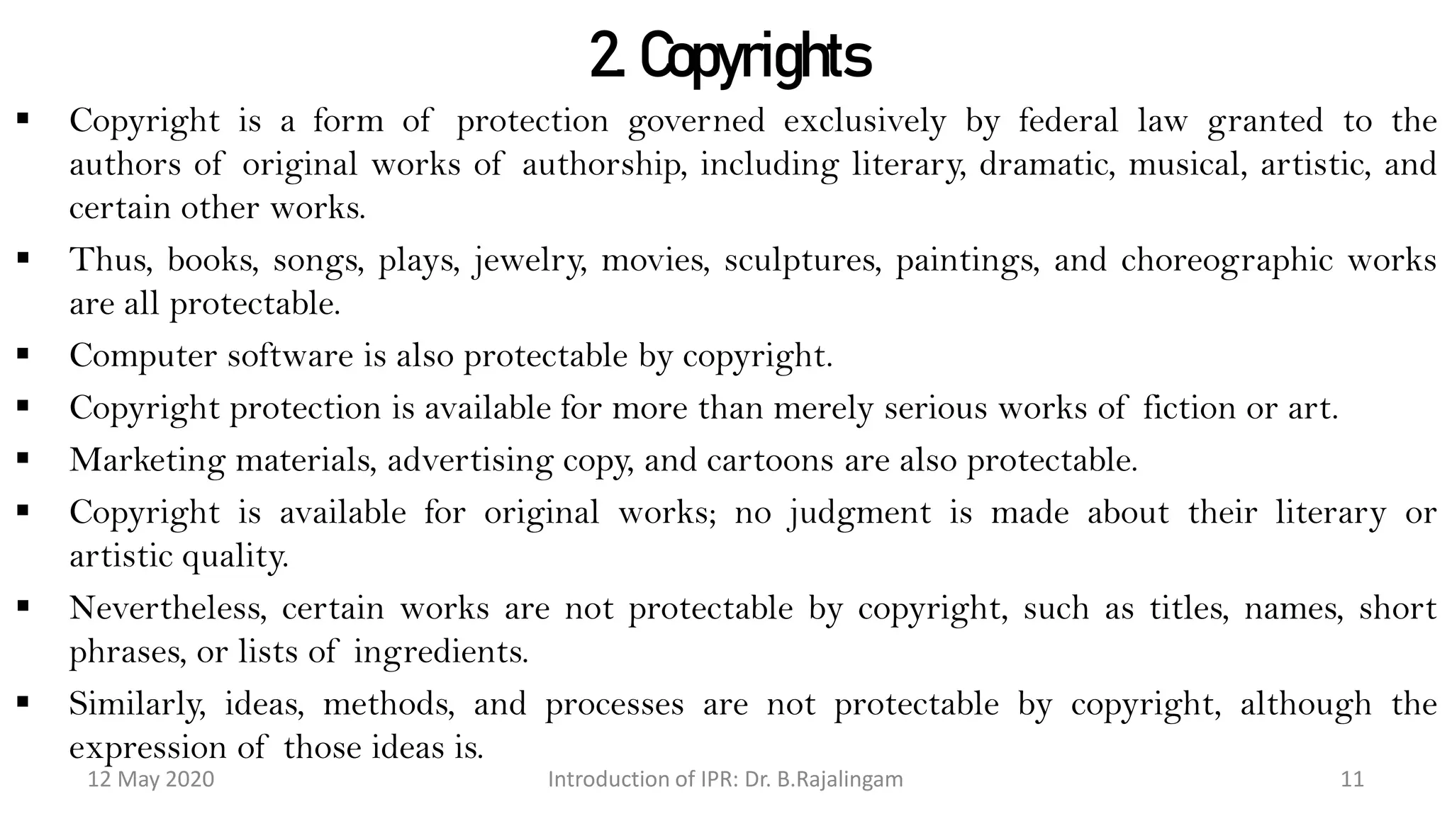 Introduction to intellectual property law | PDF