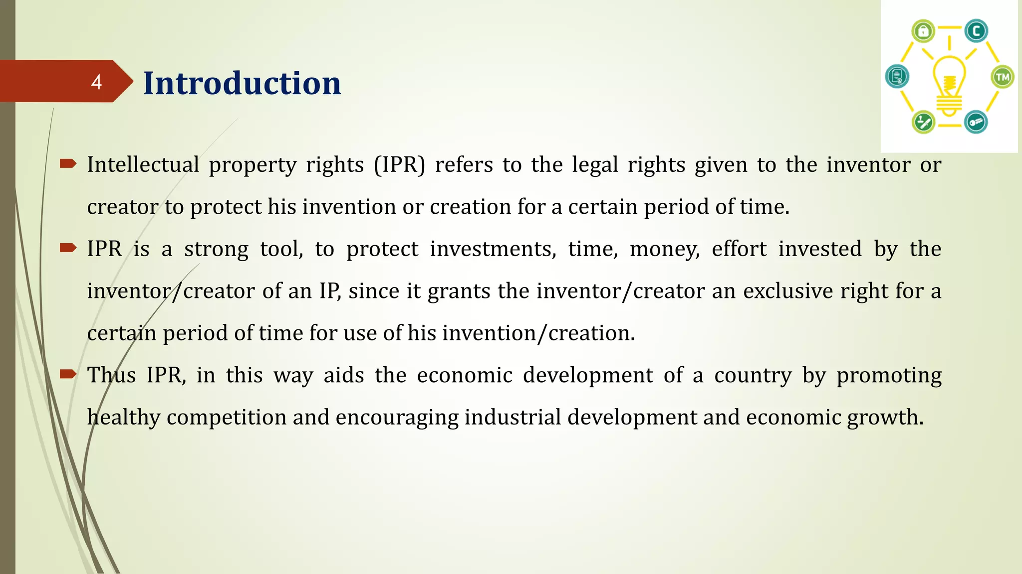 Introduction to intellectual property rights | PDF