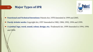 Introduction to intellectual property rights | PDF