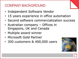 Introduction To Intelledox June 2010 | PPTX