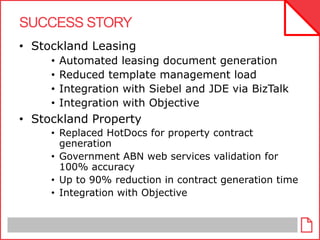 Introduction To Intelledox June 2010 | PPTX