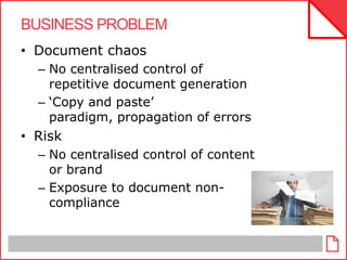 Introduction To Intelledox June 2010 | PPTX