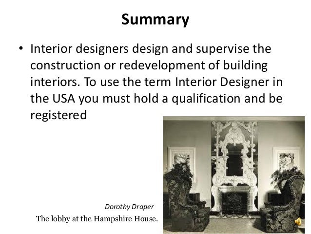 Introduction to interior design