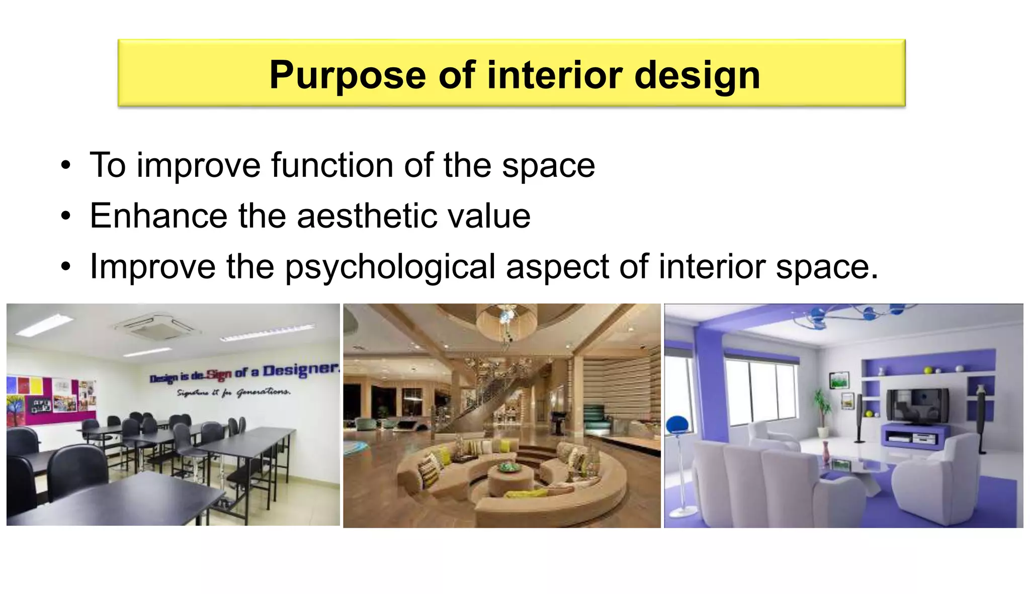 Introduction to interior design | PPTX