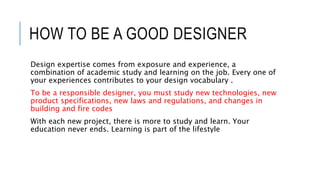 Introduction to interior design | PPTX