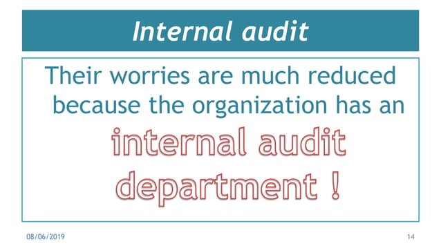 Introduction to internal auditing | PPTX | Business Accounting & Finance | Business