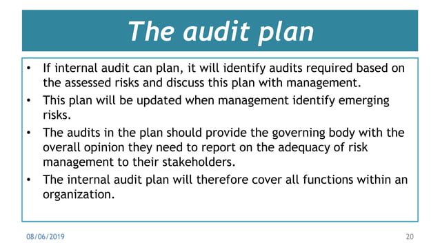 Introduction to internal auditing | PPTX | Business Accounting ...
