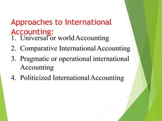 introduction to international accounting .pptx | Stocks and Bonds ...
