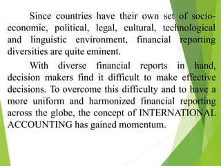 introduction to international accounting .pptx | Stocks and Bonds ...