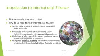 Introduction to international finance | PDF