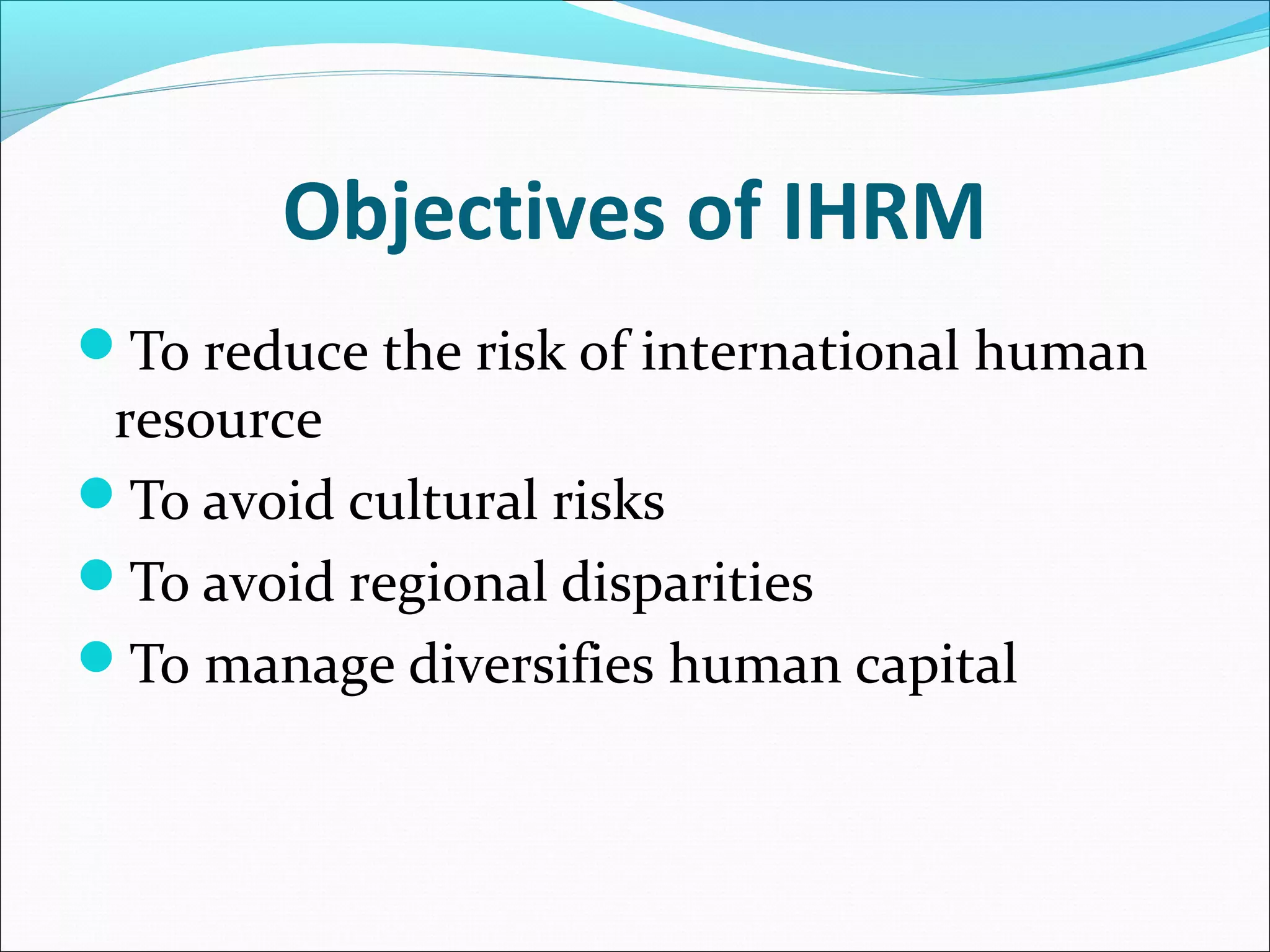 Introduction to international HRM | PPT