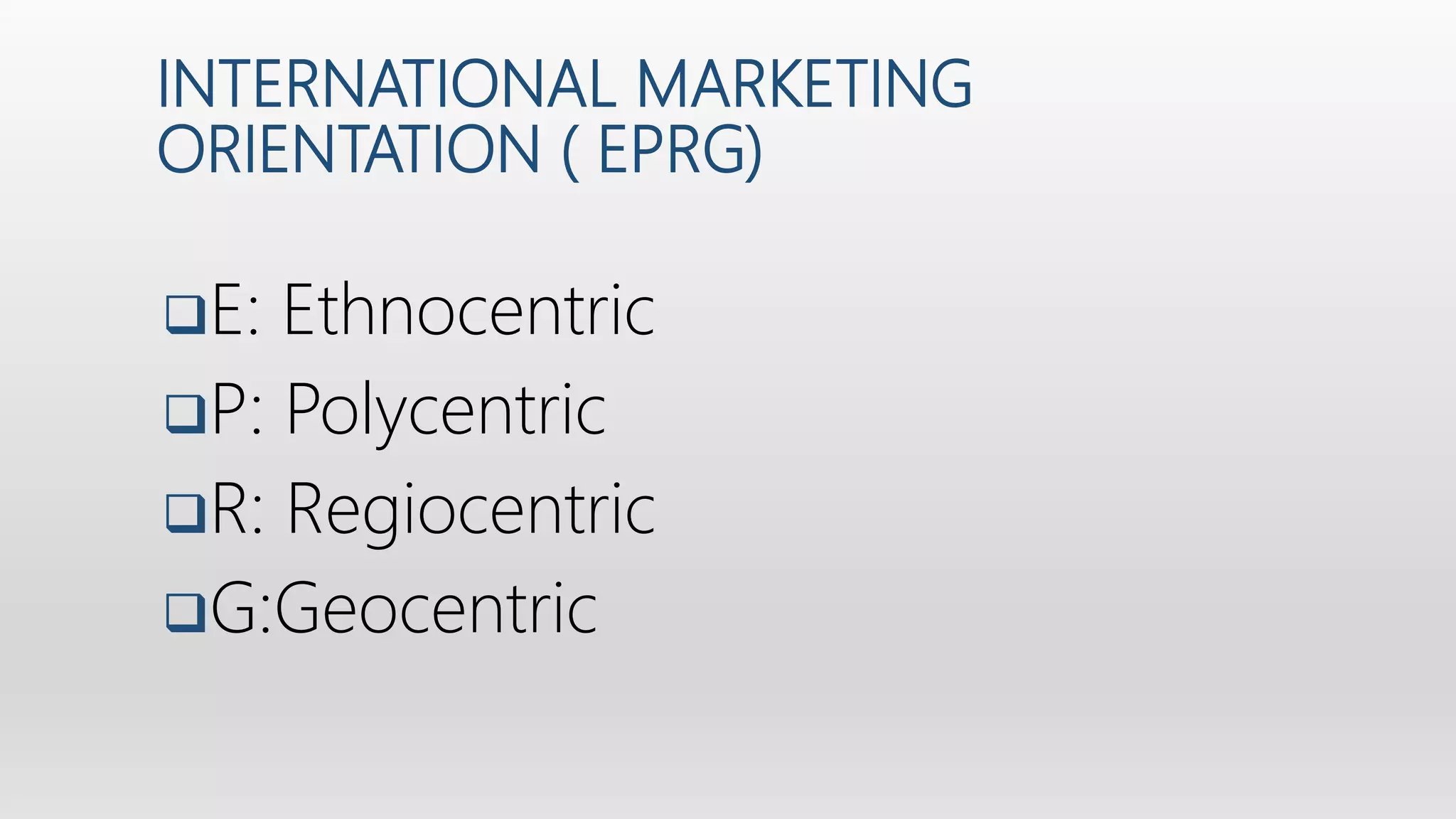 Introduction to International Marketing | PPTX