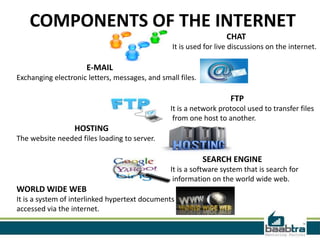 Introduction to internet | PPTX
