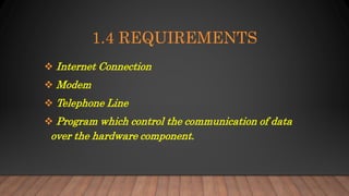 Introduction to internet | PPTX