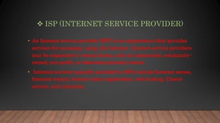 Introduction to internet | PPTX