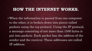 Introduction to internet. | PPT